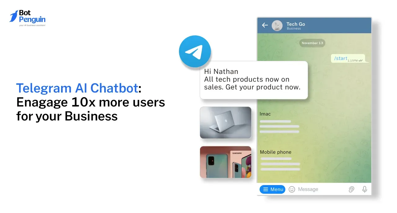 Telegram AI Chatbot: Enagage more users for your Business