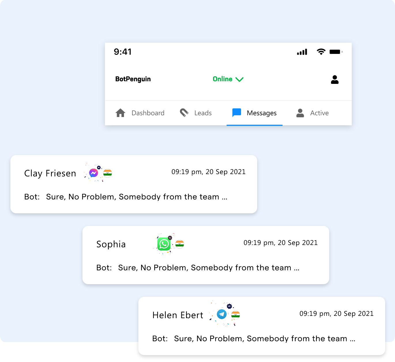 Chatbot for Squarespace | Squarespace Chatbot | BotPenguin